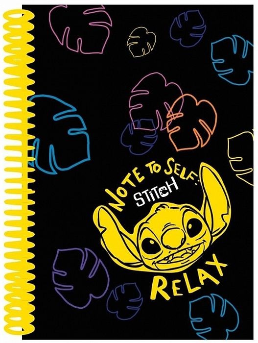 Тетрадка със спирала Cool Pack Disney - Stitch Relax, A4, 100 листа ...