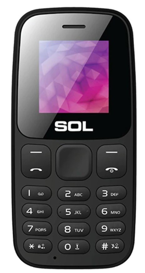 Мобилен телефон Sol - B1405, 1.4'', черен | Ozone.bg