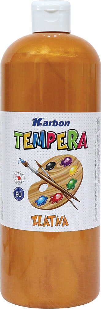 Темперна боя Karbon - 1000 ml, златиста | Ozone.bg