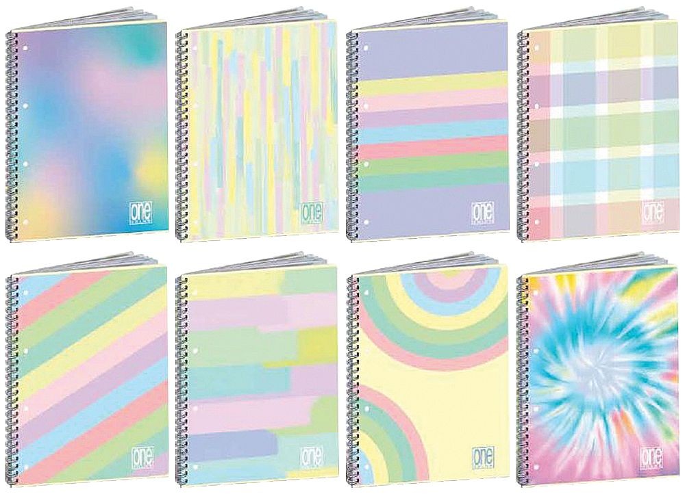 Тетрадка със спирала Blasetti One Color - Pastel Plus, A4, 60 листа ...