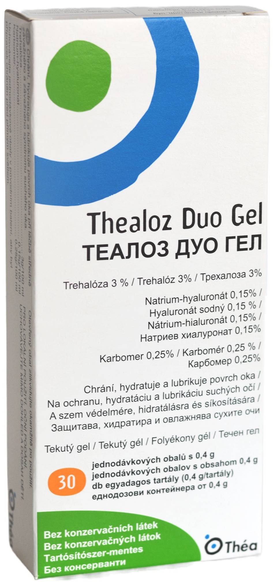 Thealoz Duo Гел, 30 еднодозови контейнера, Thea | Ozone.bg