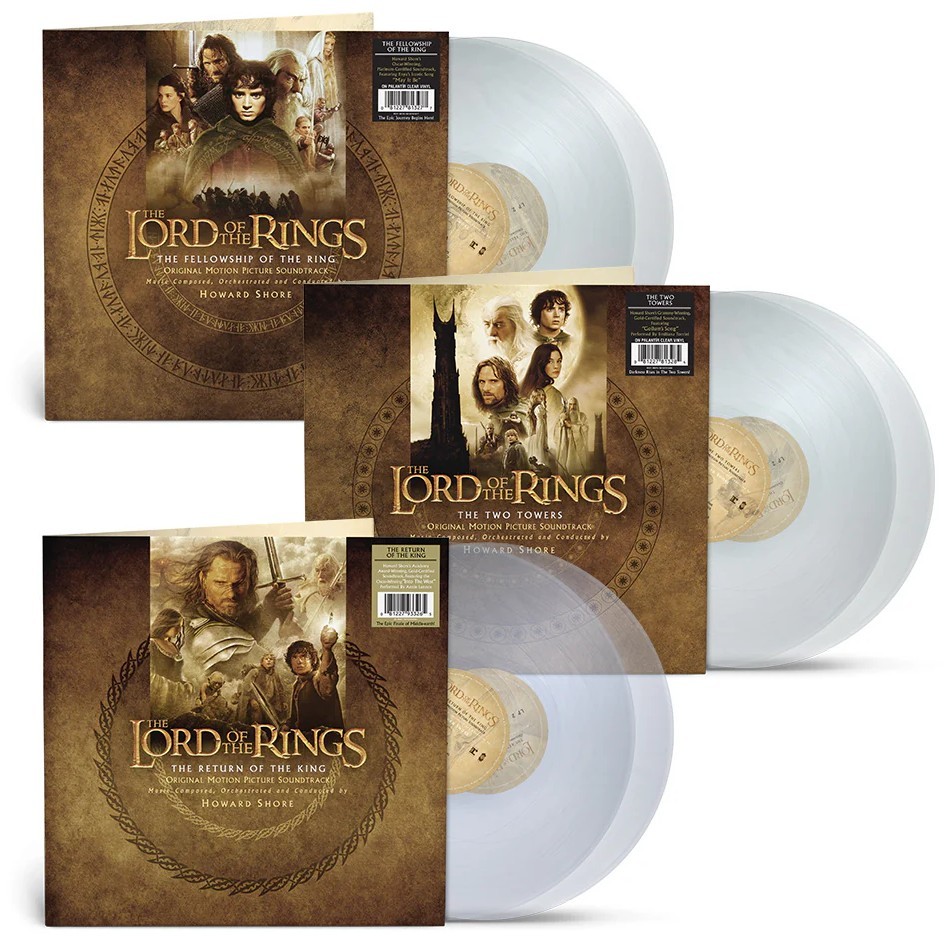 The Lord Of The Rings: The Motion Picture Trilogy Soundtrack Bundle ...