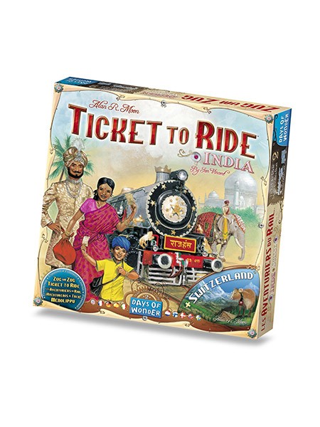 Разширение за настолна игра Ticket to Ride - India | Ozone.bg