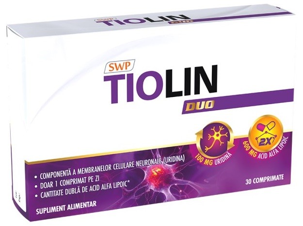Tiolin Duo, 30 таблетки, Sun Wave Pharma | Ozone.bg