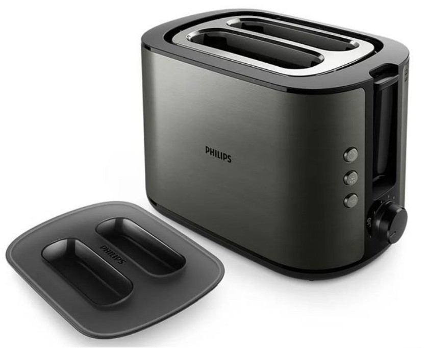 Тостер Philips - HD2651/80, 950W, 8 степени, сив | Ozone.bg