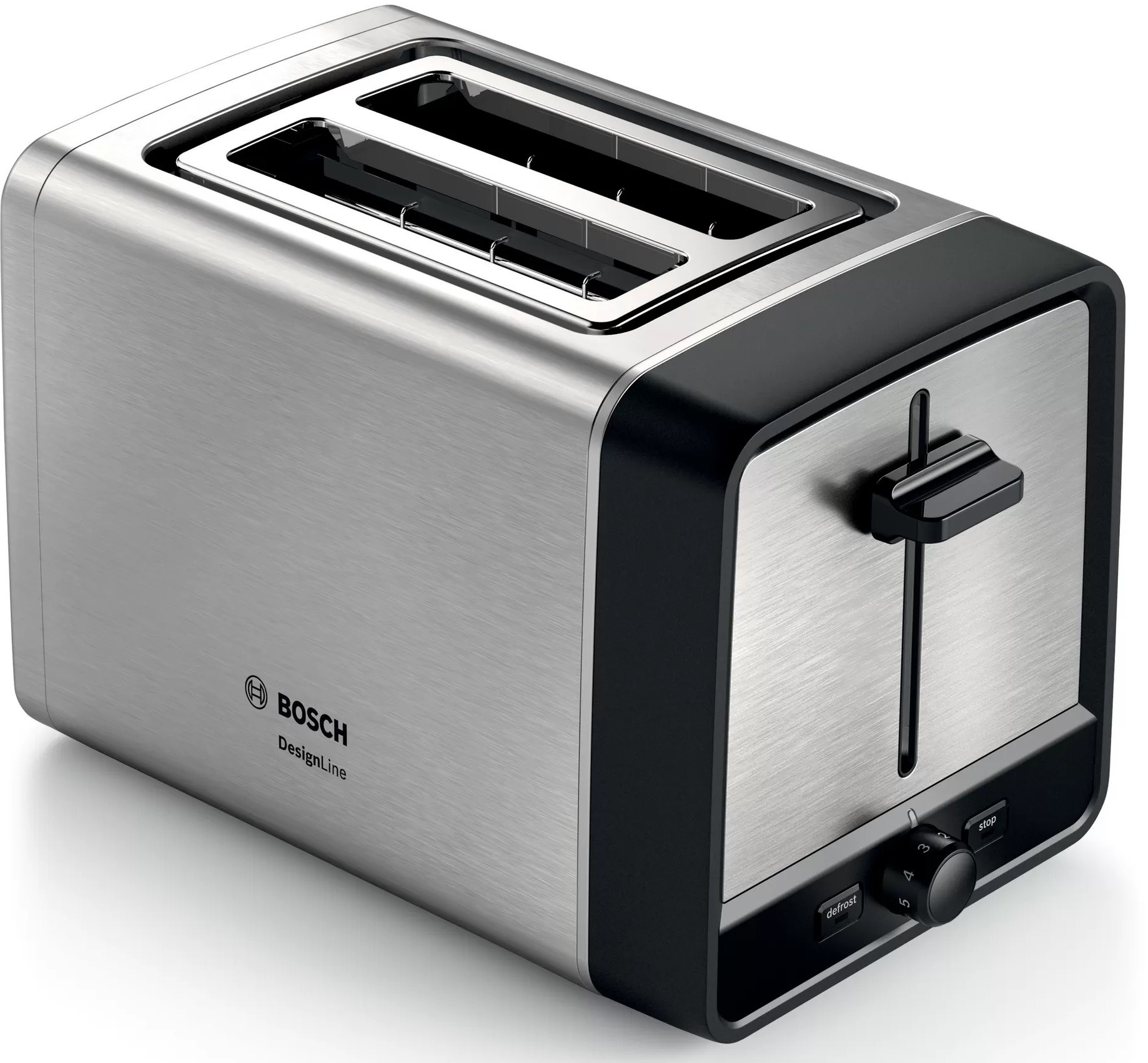 Тостер Bosch - TAT5P420, 970 W, сив | Ozone.bg