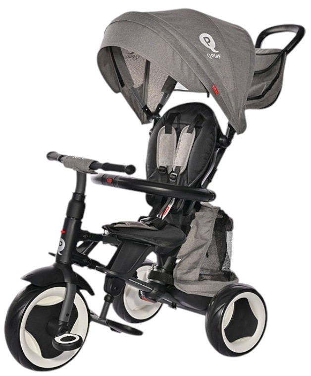 Триколка QPlay - Rito Plus, Grey | Добра цена | Ozone.bg