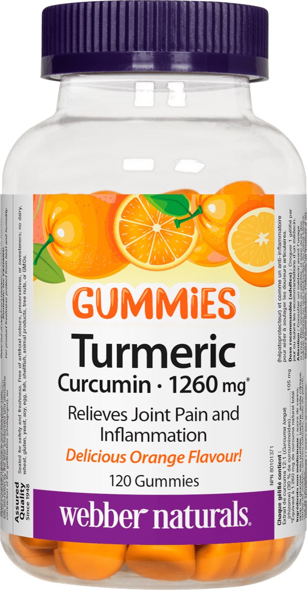Turmeric Curcumin, 120 желирани таблетки, Webber Naturals | Ozone.bg