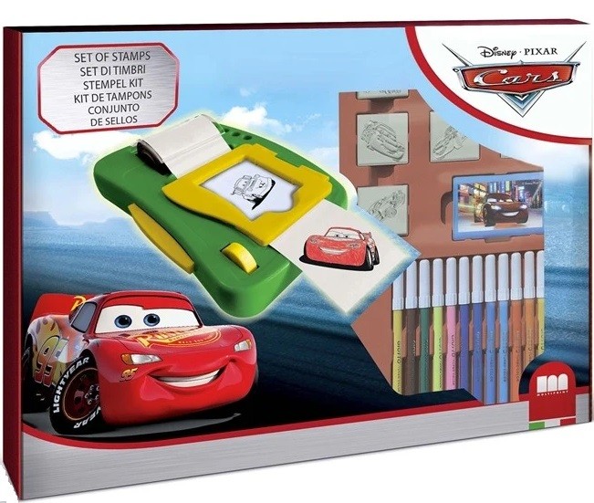 Творчески комплект с машина за стикери Multiprint - Cars | Ozone.bg