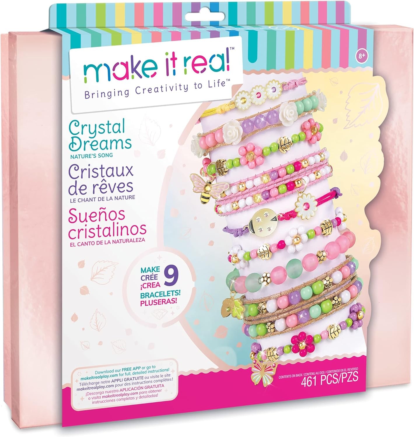 Творчески комплект Make it real - Направи си гривни с кристали ...