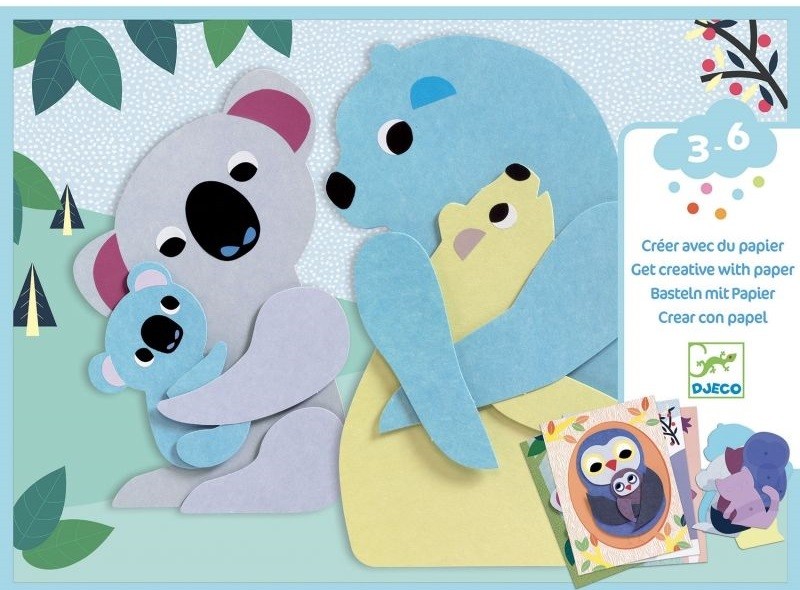 Djeco Направи Колажи Със Стикери Прегрътки St1 | Отлична цена | Ozone.bg