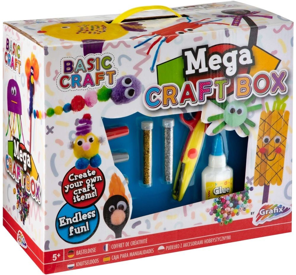 Творчески комплект Grafix Basic Craft - Мега творческа кутия, 1000 части | Ozone.bg