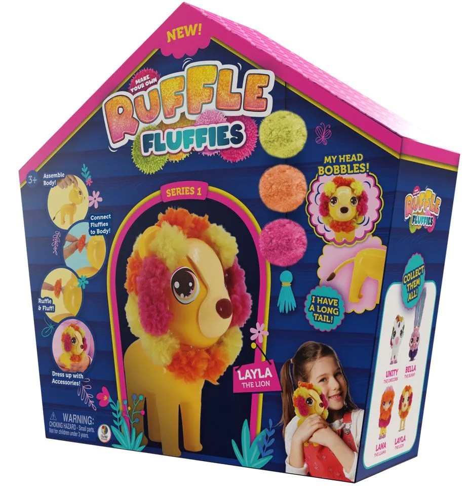 Творчески комплект Ruffle Fluffies - Лъвче за украсяване | Отлична цена | Ozone.bg
