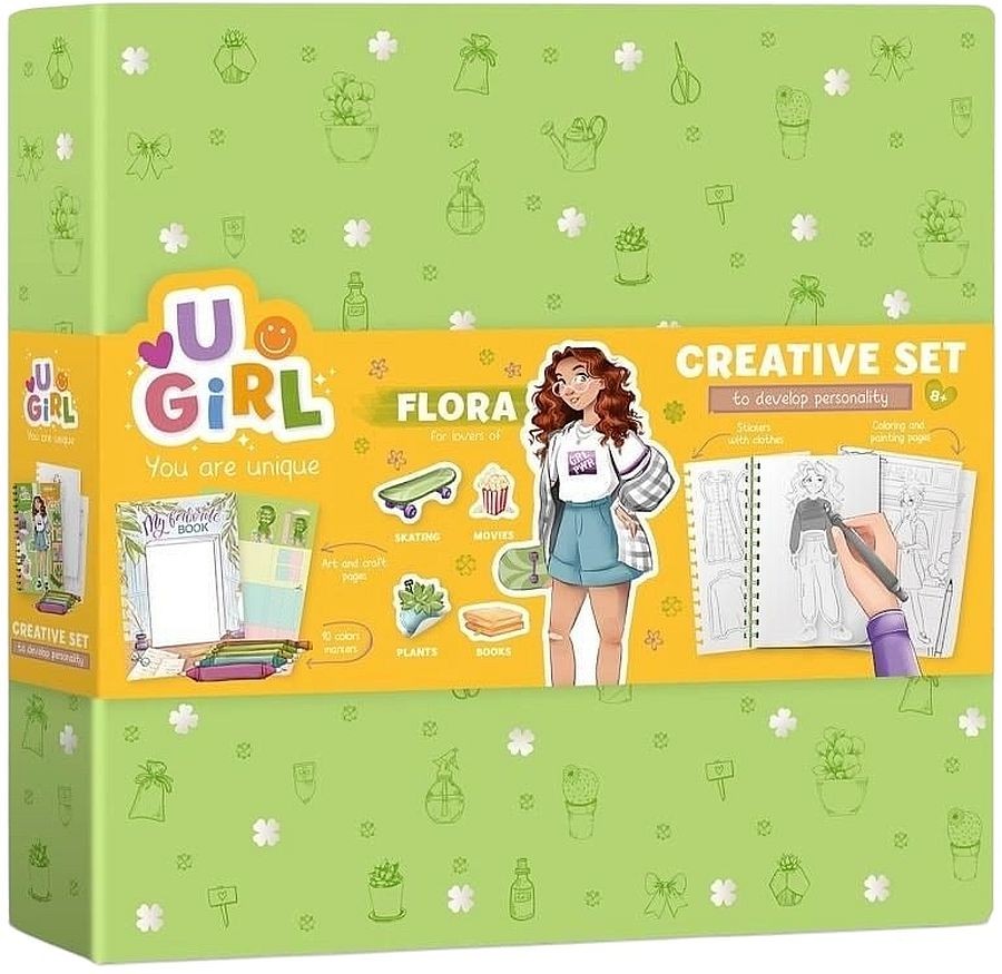 Творчески комплект Dodo UGirl - Flora | Ozone.bg