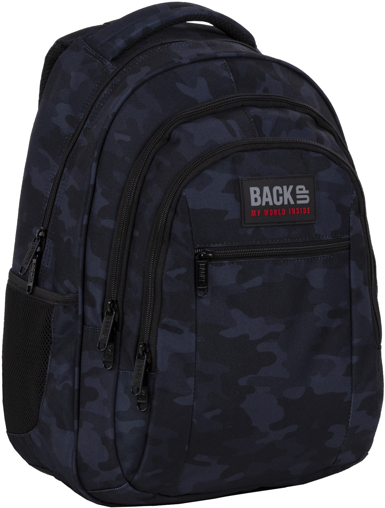 Ученическа раница Derform BackUp - Black Camouflage | Ozone.bg