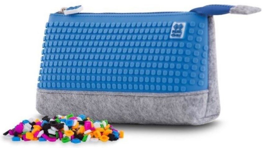 Ученически несесер Pixie Crew PXA01 - син/сив | Ozone.bg