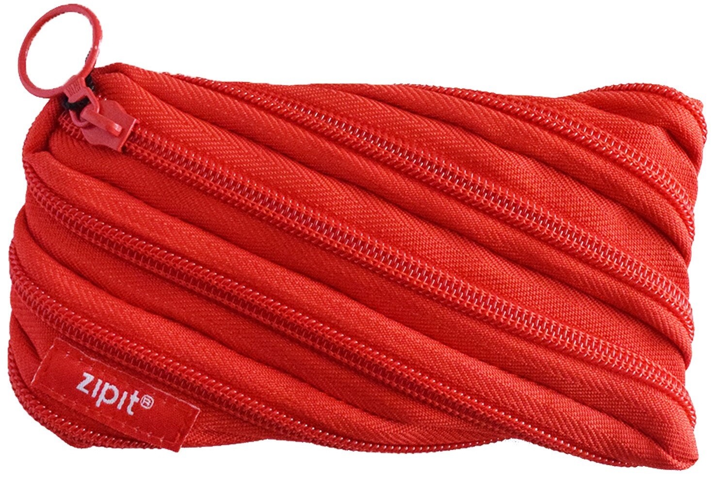 Ученически несесер Zipit - Junior, среден, червен | Ozone.bg