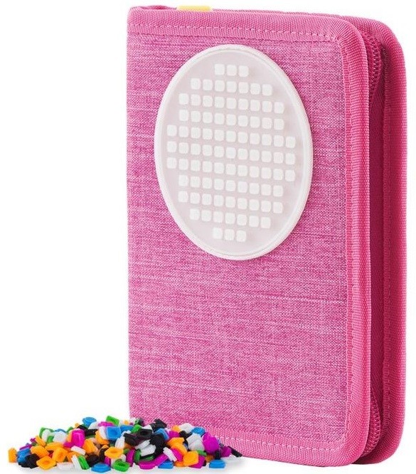 Ученически несесер Pixie Crew PXA03 - светещ панел, розов | Ozone.bg