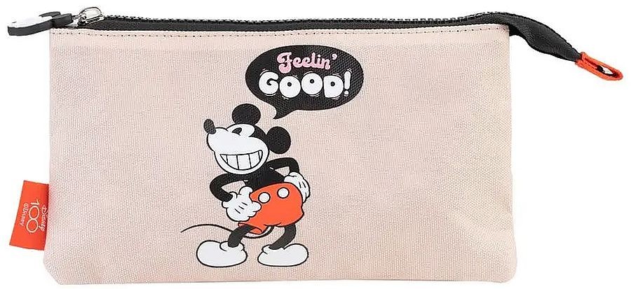 Ученически несесер Grupo Erik - Mickey Mouse, с 1 цип и 3 отделения ...