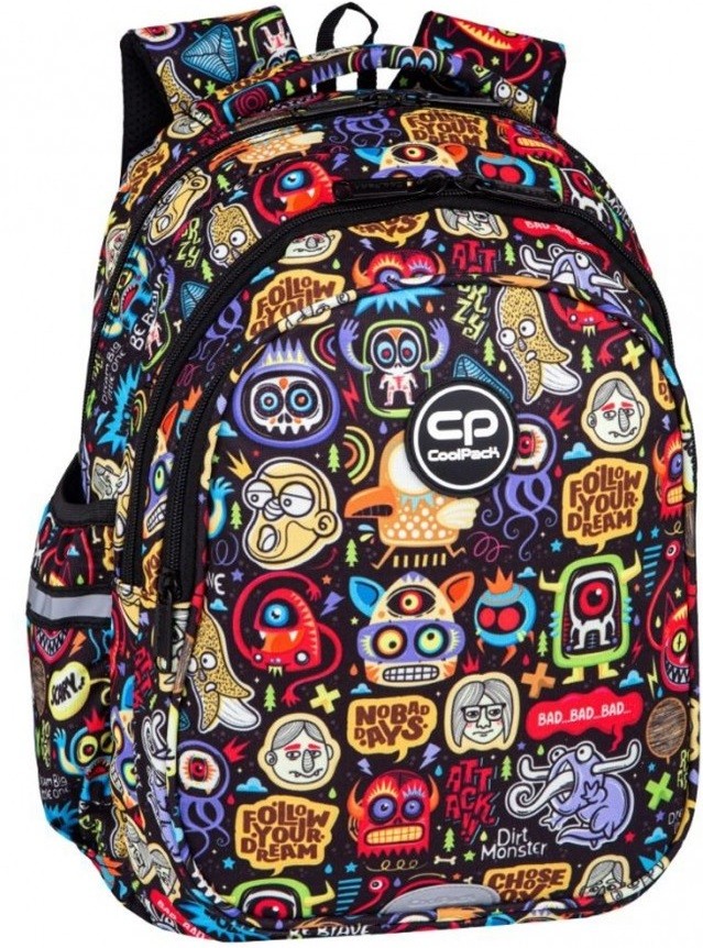 Ученическа раница Cool Pack Jerry - Scary Stickers | Ozone.bg