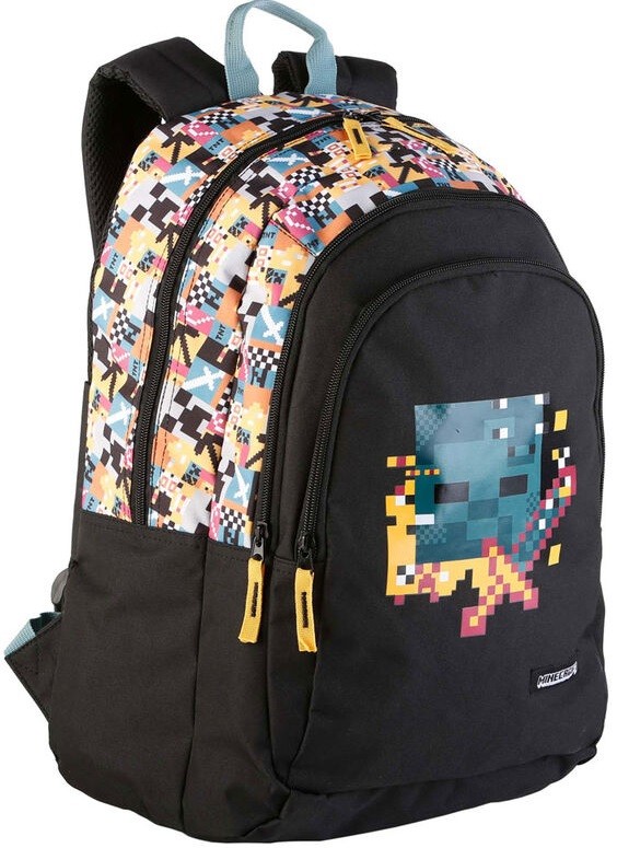 Ученическа раница Minecraft - Pixel, 2 отделения | Ozone.bg