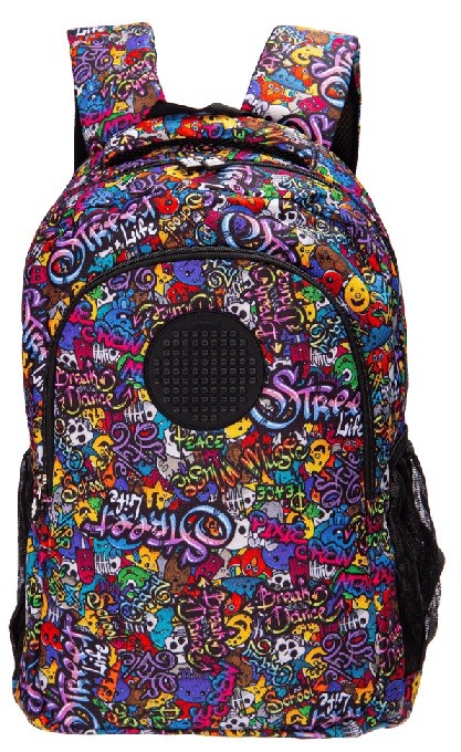 Ученическа раница Pixie Crew - Graffiti, 2 отделения | Ozone.bg