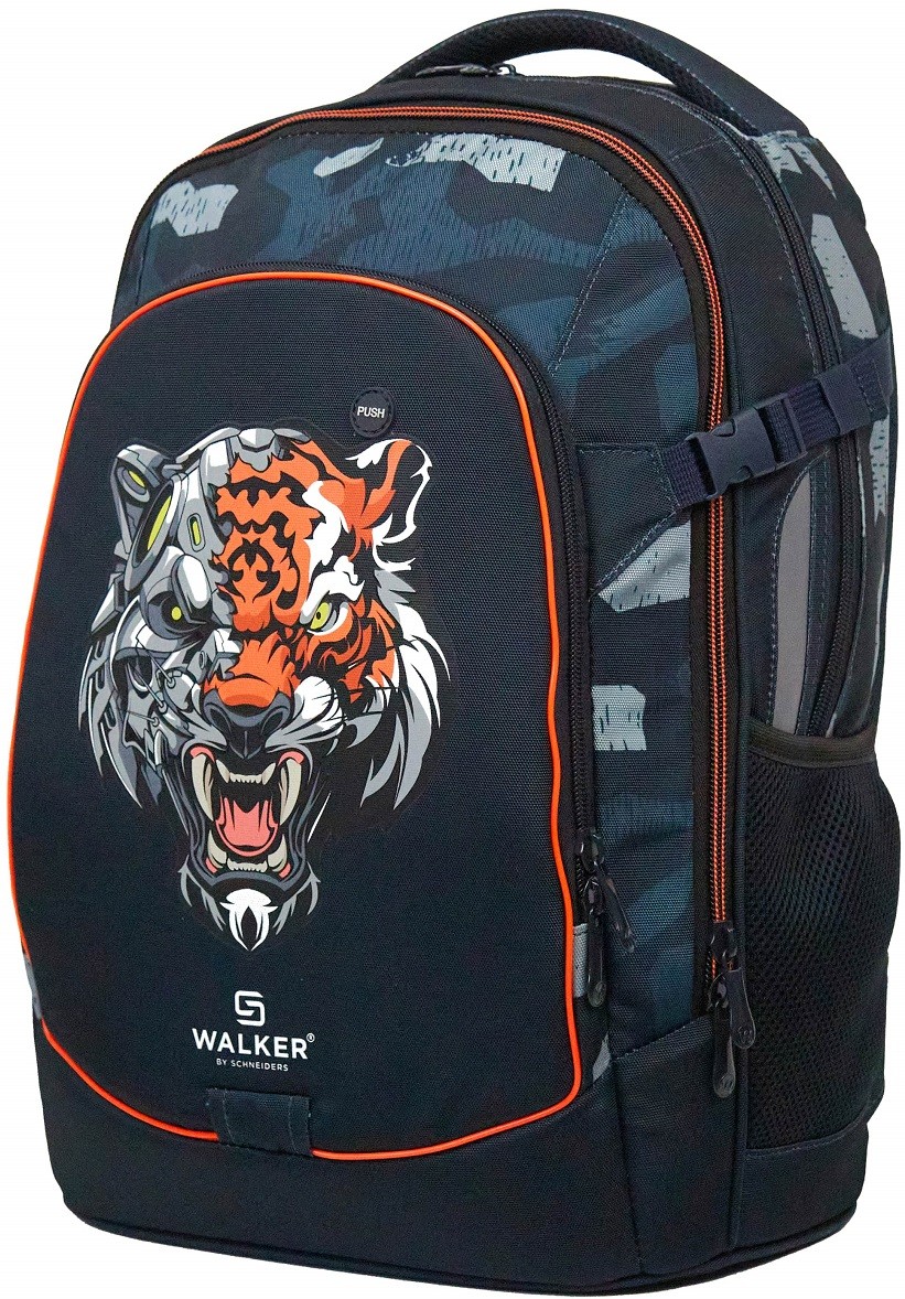 Ученическа раница Walker Fame - Cyber Tiger, 2 отделения | Ozone.bg