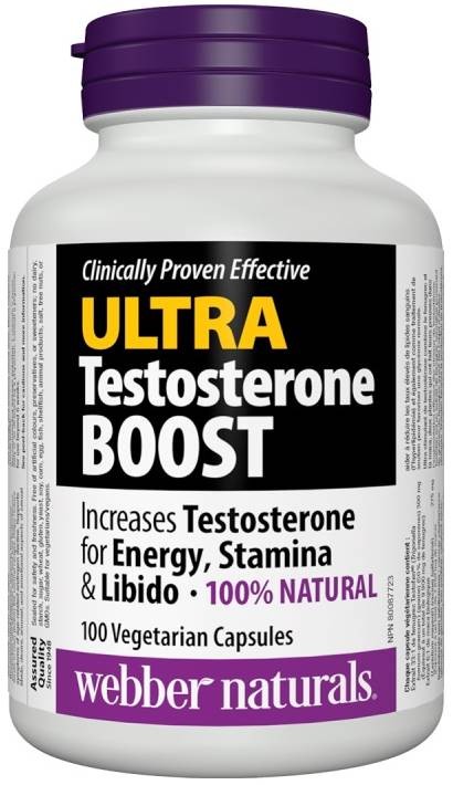 Ultra Testosterone Boost, 100 веге капсули, Webber Naturals | Ozone.bg