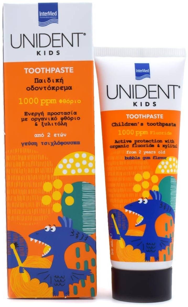 Unident Kids Паста за зъби, 1000 ppm, 50 ml, Vittoria Pharma | Ozone.bg