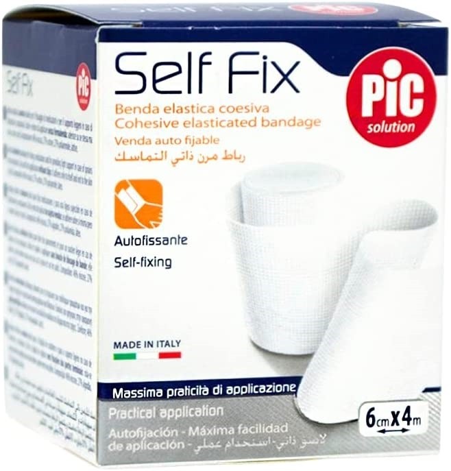 Self Fix Универсален еластичен бинт, 6 cm х 4 m, Pic Solution | Ozone.bg