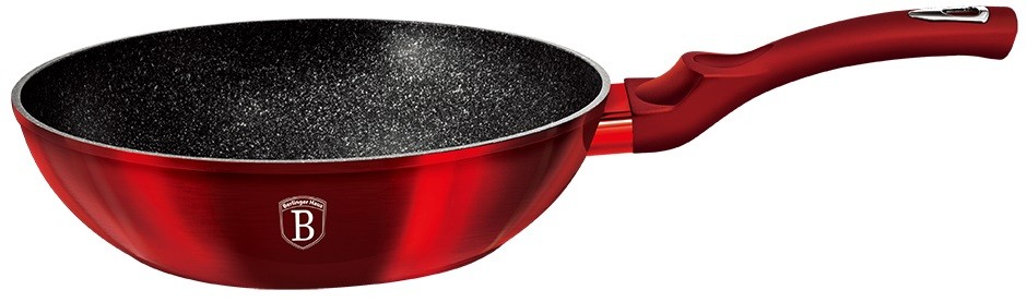 Уок тиган Berlinger Haus - Metallic Line Burgundy Edition, 28 cm, с протектор | Ozone.bg