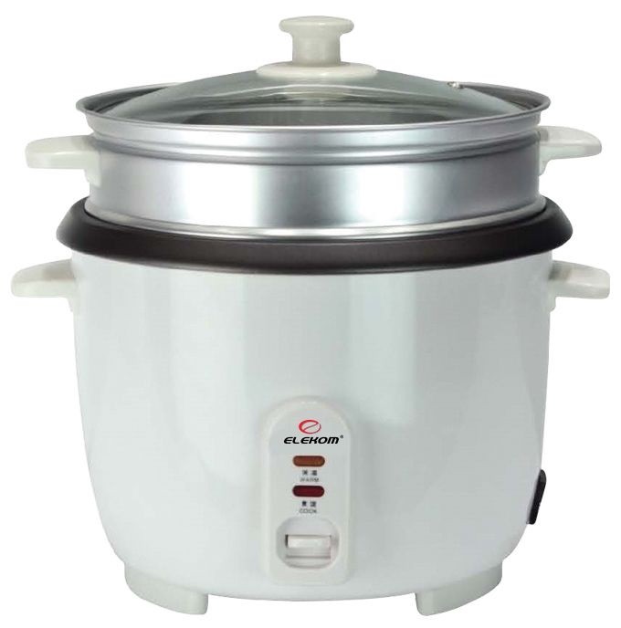 Уред за варене на ориз Elekom - 16 М, 500W, бял | Ozone.bg