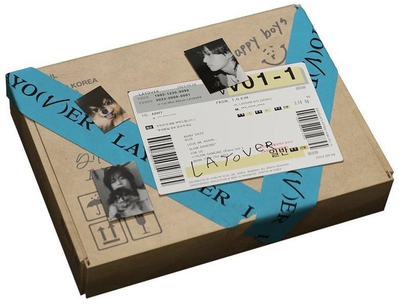 V (BTS) - Layover, Blue Edition (CD Box) Отлична цена | Ozone.bg