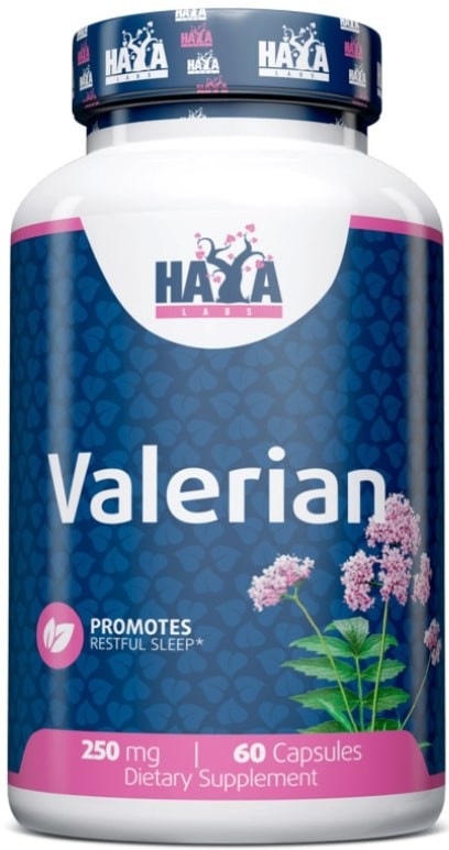Valerian, 250 mg, 60 капсули, Haya Labs | Ozone.bg