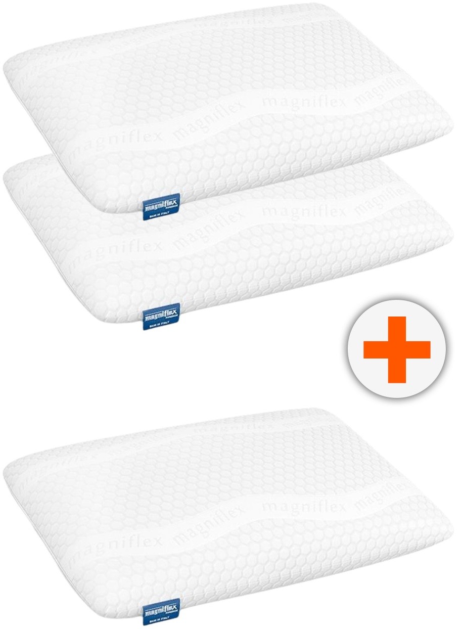 Възглавници 3 за 2 Magniflex - Relano Memory, 42 х 72 х 12 cm | Ozone.bg