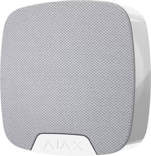 Вътрешна сирена Ajax Home Siren бяла Ozone Bg