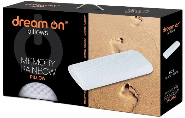 Възглавница Dream On Memory - Rainbow, 59 х 34 х 13 cm | Ozone.bg