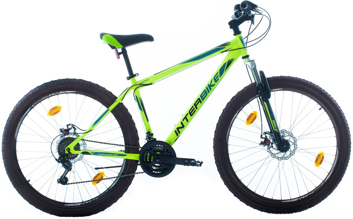 Велосипед със скорости Interbike - Tornado, 27.5'', 480 mm, зелен ...