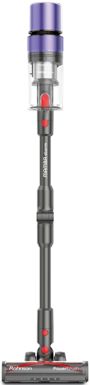 Вертикална прахосмукачка Rohnson - Mamba 18, HEPA, сива | Ozone.bg