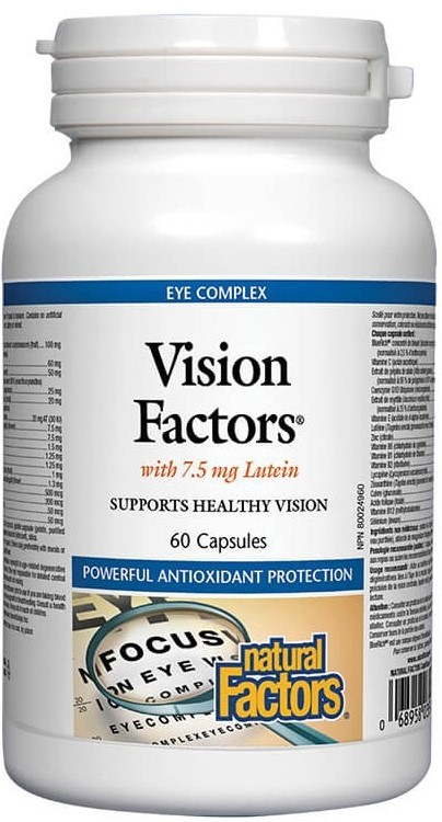 Vision Factors, 60 капсули, Natural Factors | Ozone.bg