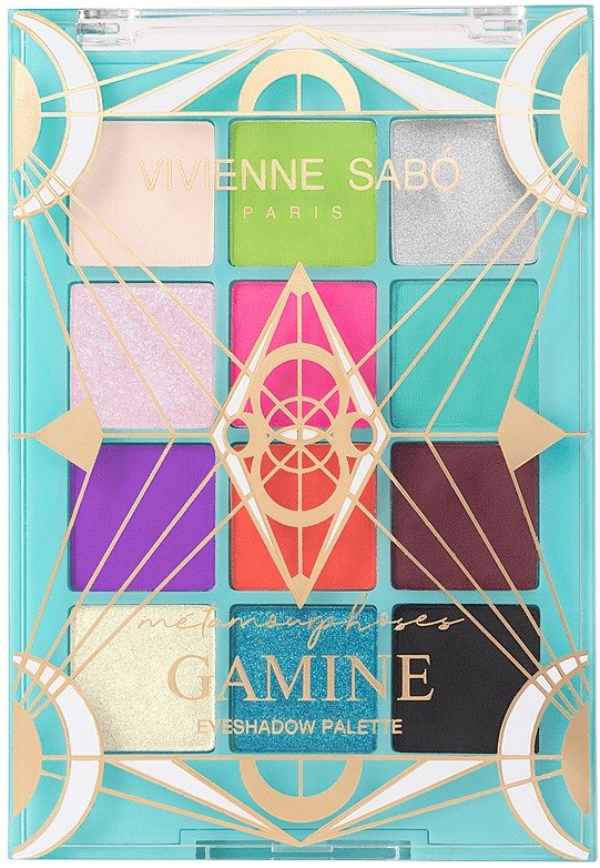 Vivienne Sabó Палитра сенки за очи Metamorphoses, 04 Gamine, 12 цвята, 9.6 g | Ozone.bg