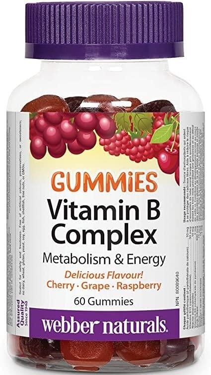 Vitamin B Complex Gummies, 60 таблетки, Webber Naturals | Ozone.bg