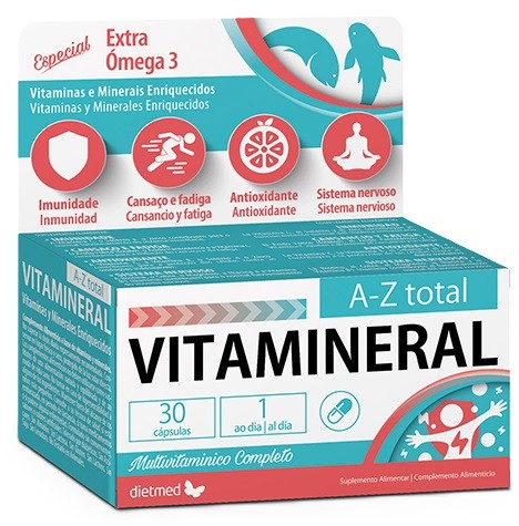 Витаминерал А-Я Тотал, 30 капсули, Dietmed | Ozone.bg