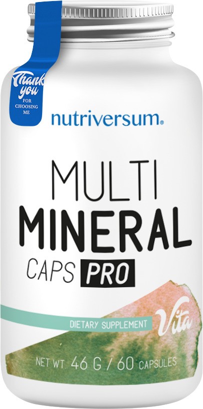 Vita MultiMineral Caps Pro, 60 капсули, Nutriversum | Ozone.bg