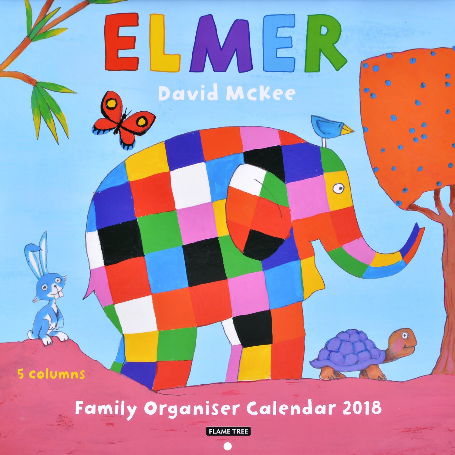 Wall Calendar 2018: Elmer Family Organiser | Ozone.bg