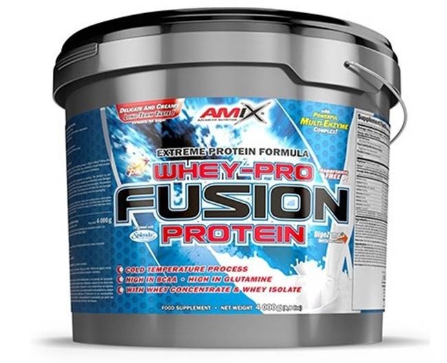 Whey Pure Fusion, двоен бял шоколад, 4000 g, Amix | Ozone.bg