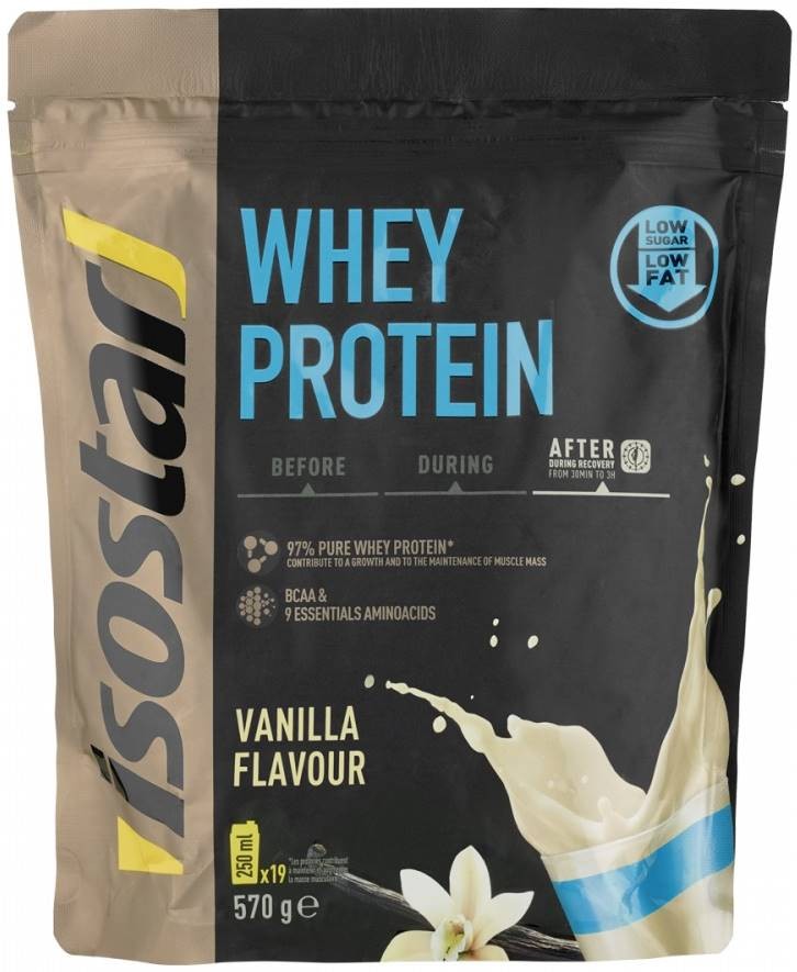 Whey Protein, vanilla, 570 g, Isostar | Ozone.bg
