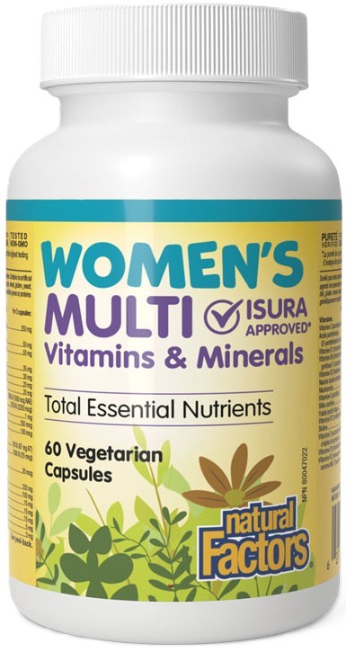 Women’s Mutli Vitamins and Minerals, 60 капсули, Natural Factors | Ozone.bg