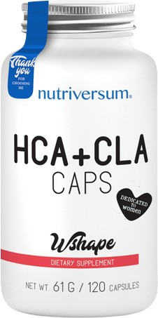 WShape HCA + CLA, 120 капсули, Nutriversum | Ozone.bg
