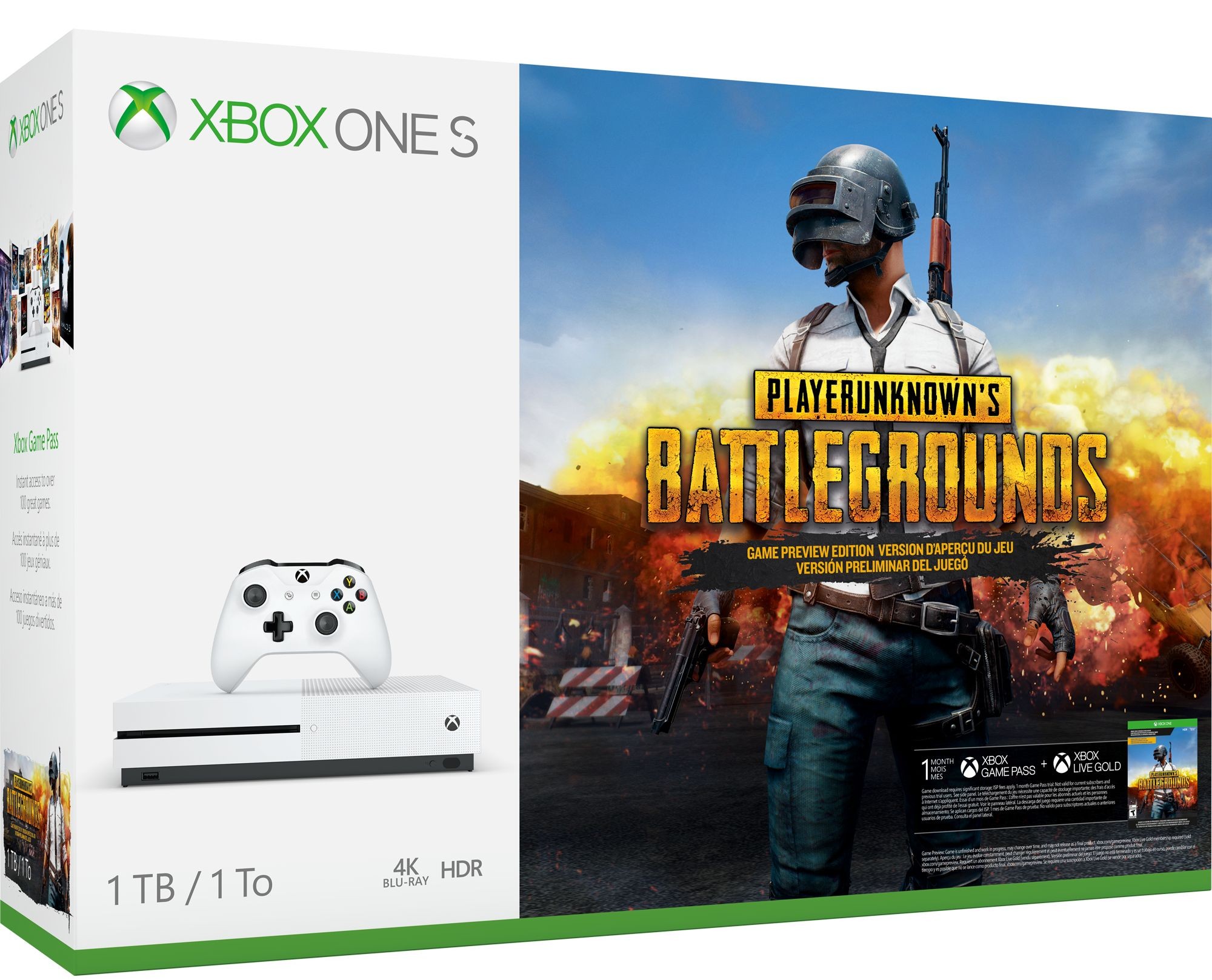 Xbox One S 1TB + Playerunknown’s Battlegrounds bundle | Ozone.bg